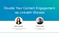 LinkedIn presentations channel