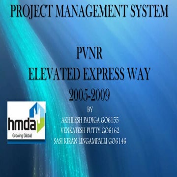 Elevated express highway pvnr | PPTX