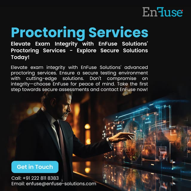 Elevate Exam Integrity with EnFuse Solutions' Proctoring Services - Explore Secure Solutions ...