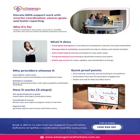 Support Coordination Software for NDIS | Smarter Coordination & Reporting | PDF