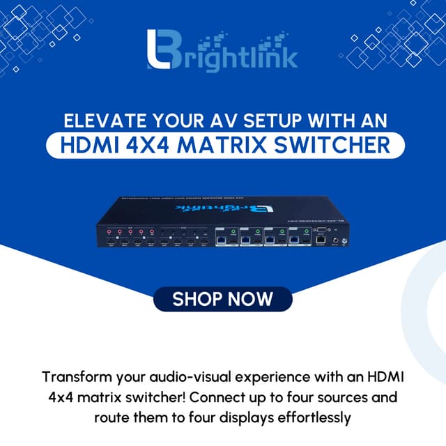 Elevate Your AV Setup with an HDMI 4x4 Matrix Switcher.pdf