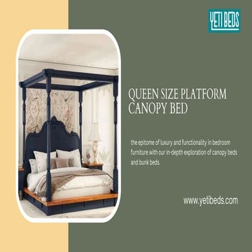 Buy Canopy Beds and Bunk Beds: Rethink Comfort in the Bedroom | PPT
