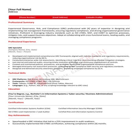 Elevate Your GRC Career with the Perfect Resume.pdf