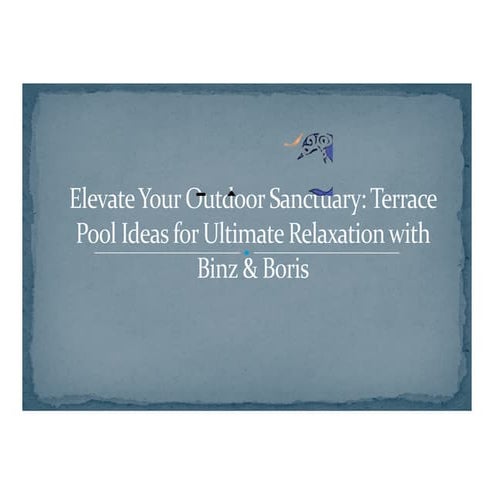Elevate Your Outdoor Sanctuary - Terrace Pool Ideas for Ultimate ...