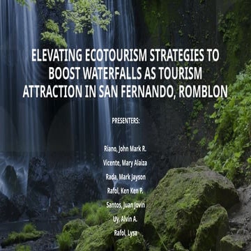 ELEVATING ECOTOURISM STRATEGIES TO BOOST WATERFALLS AS TOURISM_021126.pptx