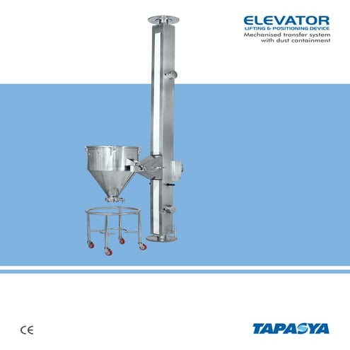Elevator ( lifting & positioning device ) | PDF