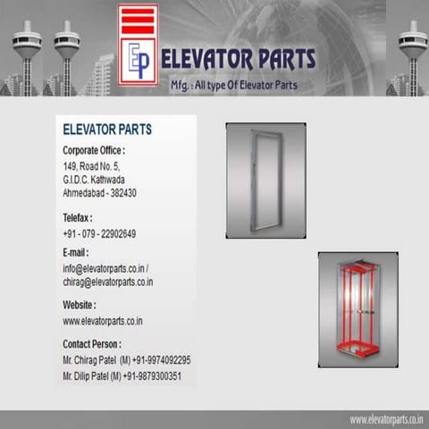 Lift Spare Parts Manufacturers | PPTX