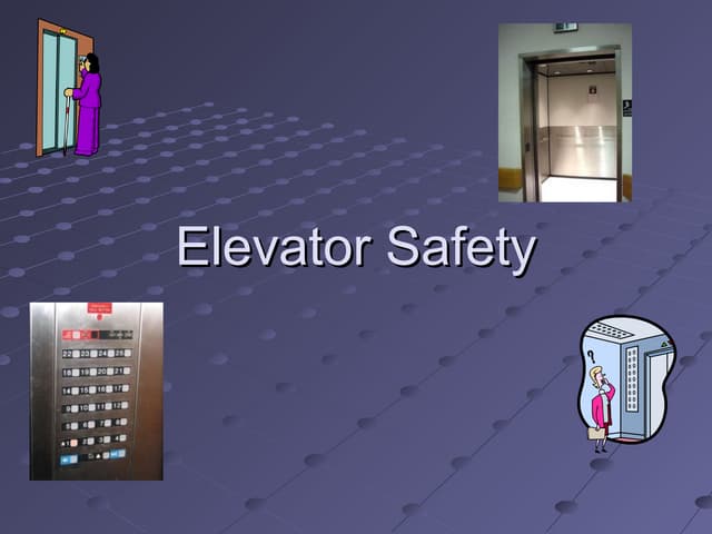 Elevator & Its working principle | PPTX
