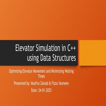 Elevators Simulations Presentations.pptx