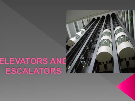 Lifts and Escalators (Schindler) | PDF