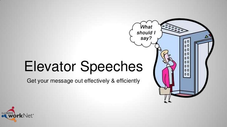 Elevator Speech