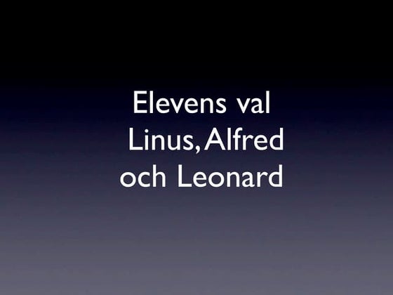 Elevens val Fotboll | PPT