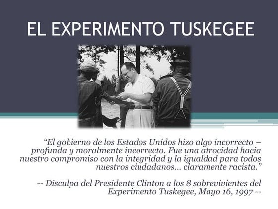 Experimento Tuskegee | PPT