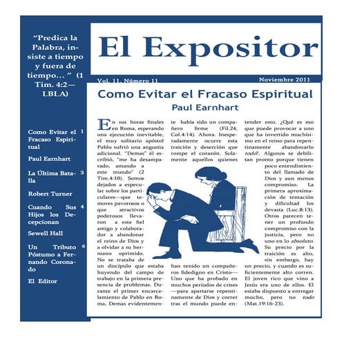 El Expositor Noviembre 2011 | PDF