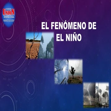 El Fenómeno De El Niño Características Generales Pptx