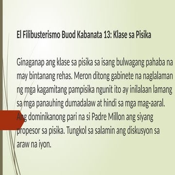 El Filibusterismo KABANATA 25.pdf -Grade 10 | PDF