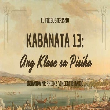 El filibusterismo - buod ng Kabanata 30: si Juli | PDF