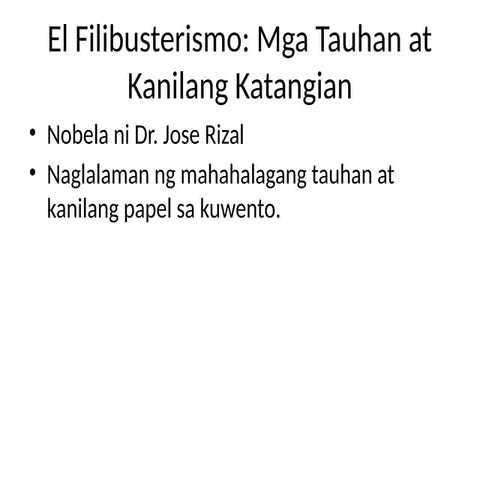 El Filibusterismo KABANATA 25.pdf -Grade 10 | PDF