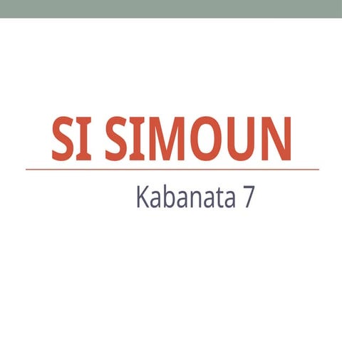 EL FILIBUSTERISMO Kabanata 7-Si simoun o Ibarra | PPTX
