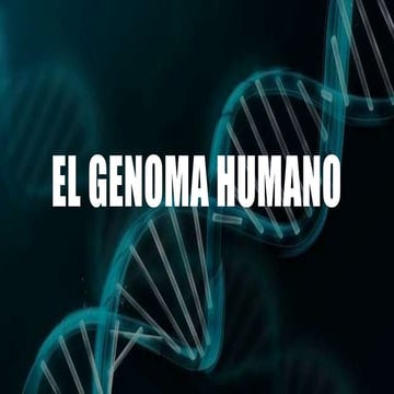 El Genoma Humano, Características, Definición, ETC | PPTX