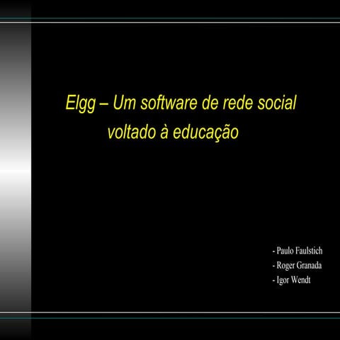 Elgg | PPT