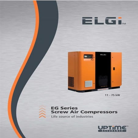 Elgi e11 75-eg-series-screw-air-compressor | PDF