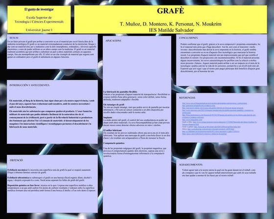 El grafè Marta i Andrea | PPT