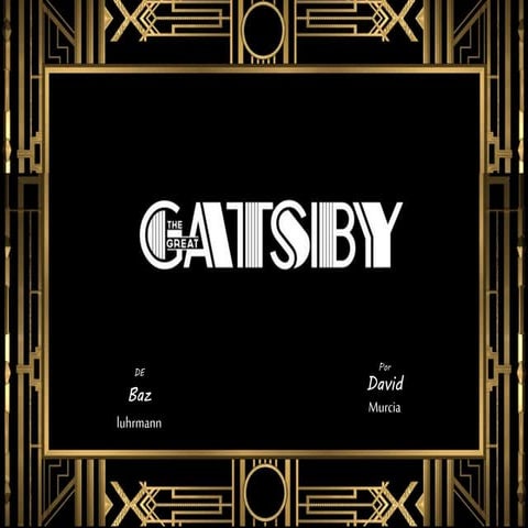 Fondo De Powerpoint Del Gran Gatsby Great Gatsby PowerPoint Template