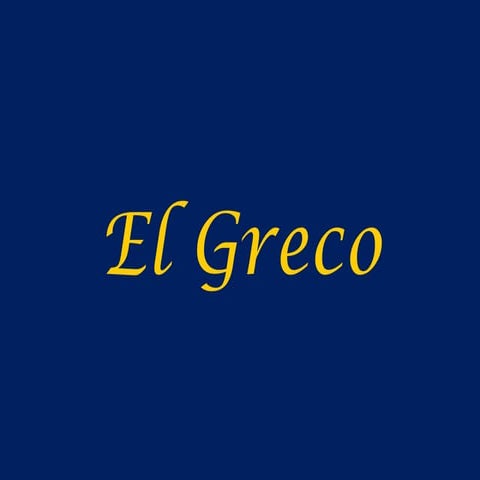 El Greco | PPT