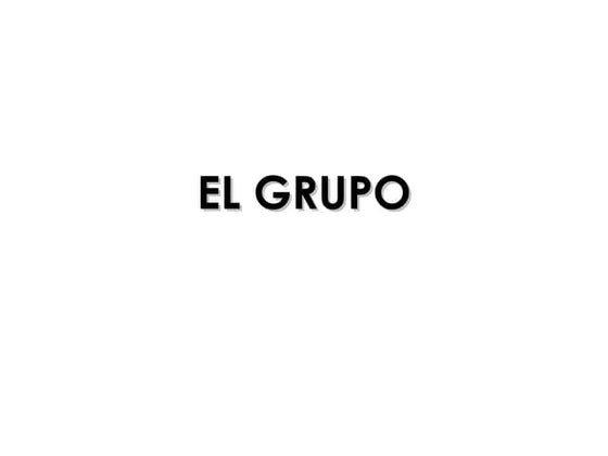 Estructura grupal; elementos: Roles, estatus, normas, comunicación. | PPT