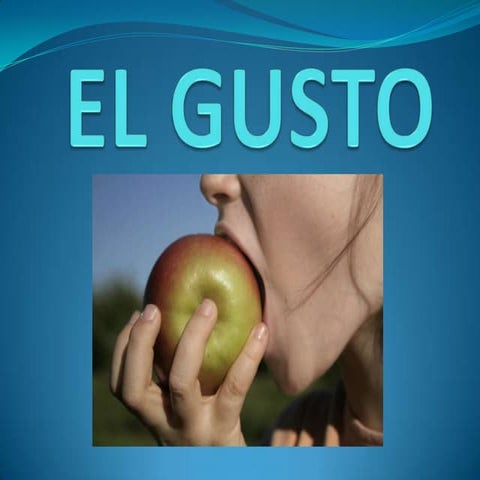El sentido del gusto(lengua) | PPTX