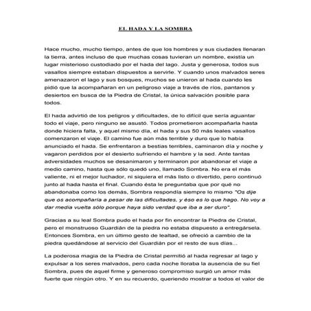 El Hada Y La Sombra Docx