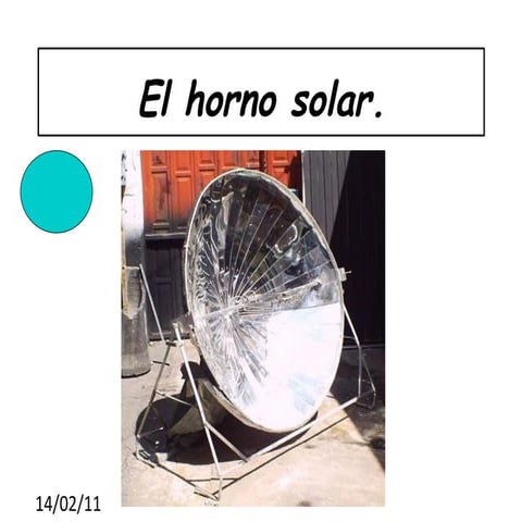 El horno solar | PPT