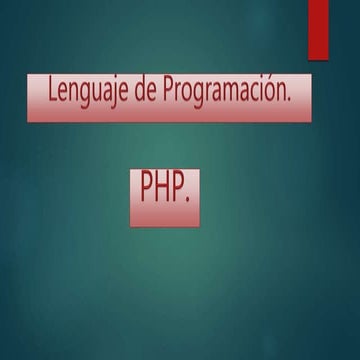 La evolución de PHP desde sus inicios como herramienta personal hasta ...