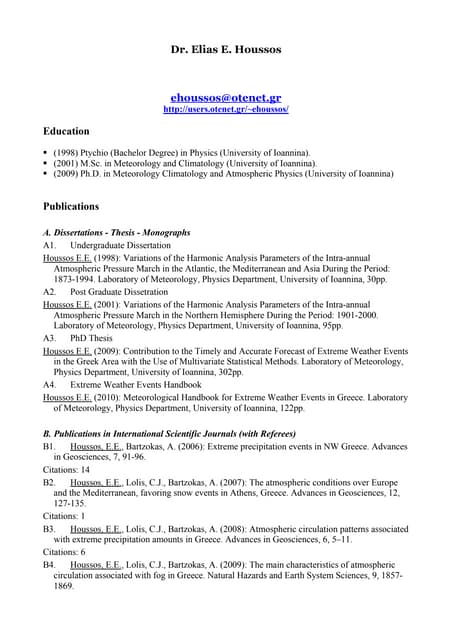 E_houssos presentations