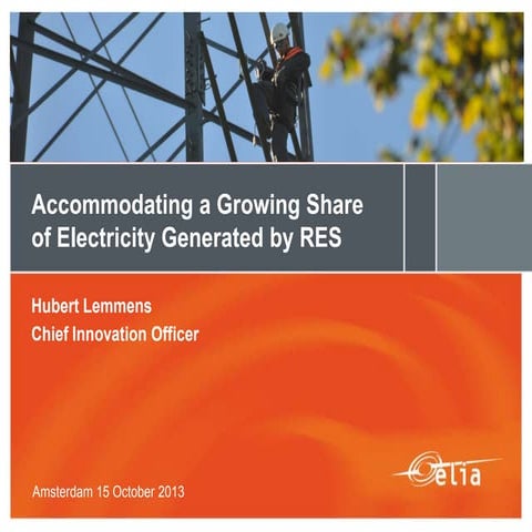 Elia vision utility week 2013 | PPT