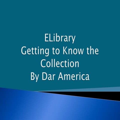 Elibrary usa presentation | PPTX