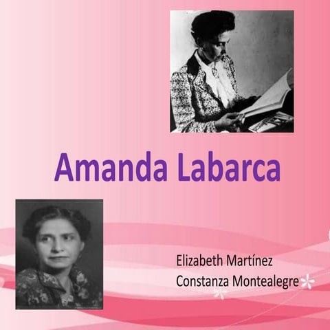 amanda labarca (Su legado) | PPTX