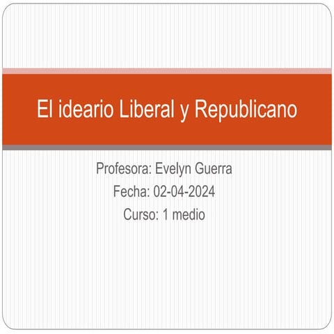 El ideario Liberal y Republicano historia.pptx