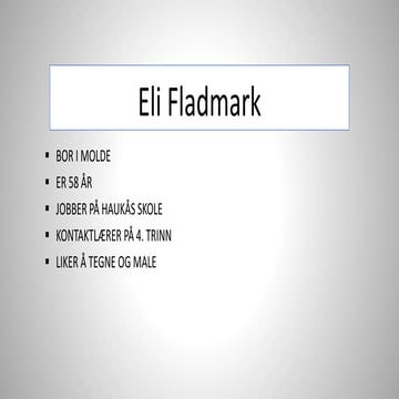 Eli fladmark pp | PPT