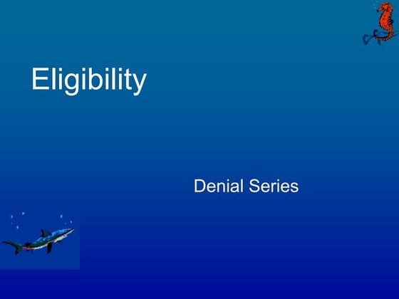 Denial Management - Inclusive & Global | PPT