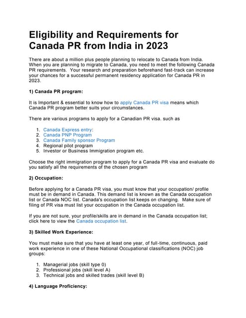 Apply for Canada PR Visa in 2022 - Aptech Visa | PPT