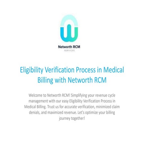 Eligibility Verification Process in Medical Billing.pptx