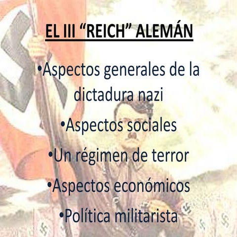 El III Reich alemán | PDF