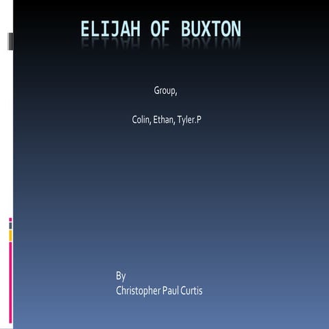 Elijah of-buxton | PPT | Reptiles | Pets