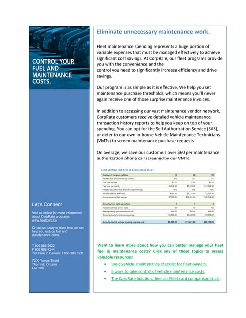 Eliminate unnecessary maintenance work | PDF Eliminate unnecessary maintenance work | PDF