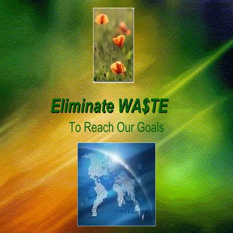 Eliminate waste | PPT