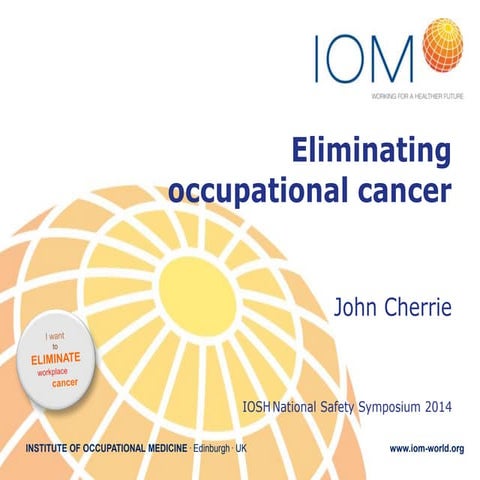 Eliminating occupational cancer | PPTX