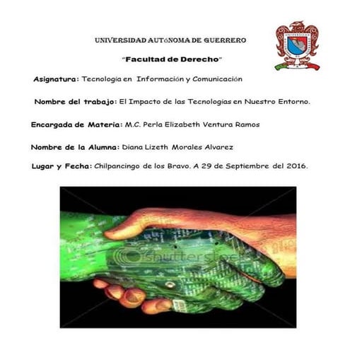El impacto de las tecnologías en nuestro entorno | PDF