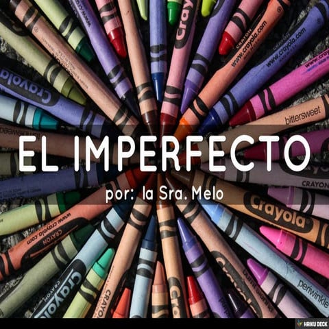 El Imperfecto | PDF